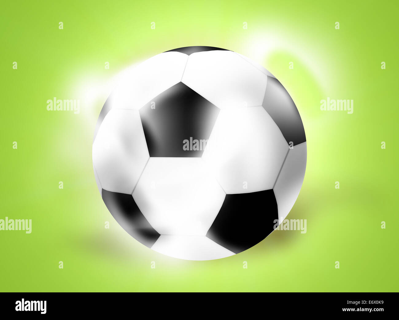 Football Soccer Ball Creative Ball Light Design Stock Photo - Alamy