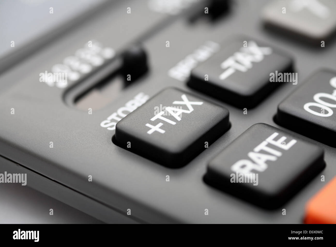 Tax buttons on calculator hi-res stock photography and images - Alamy