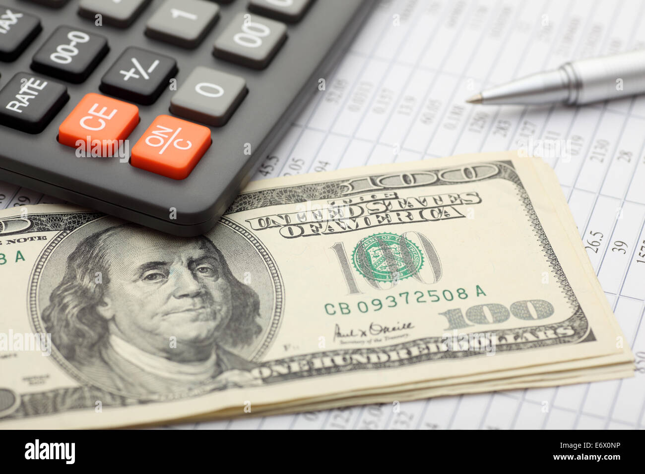 Bank statement calculator hi-res stock photography and images - Alamy