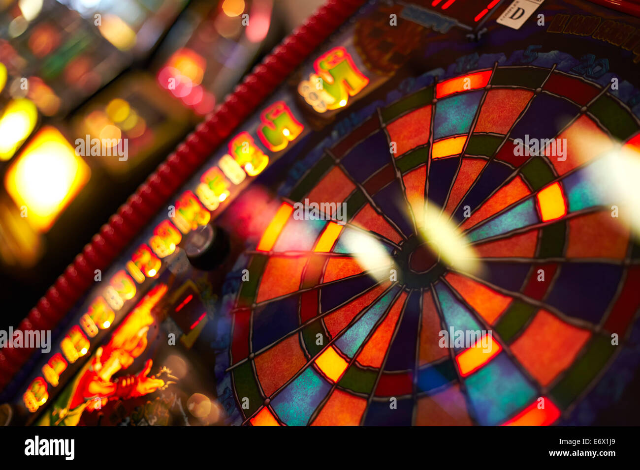Seaside Amusement arcade machines Stock Photo - Alamy