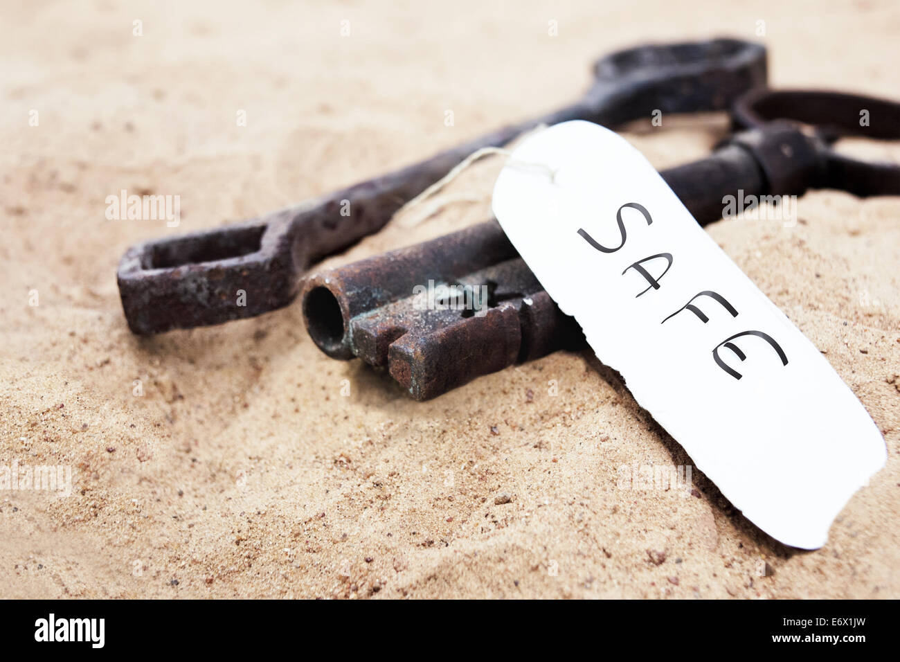 Two Rusty Keys Stock Photo - Alamy