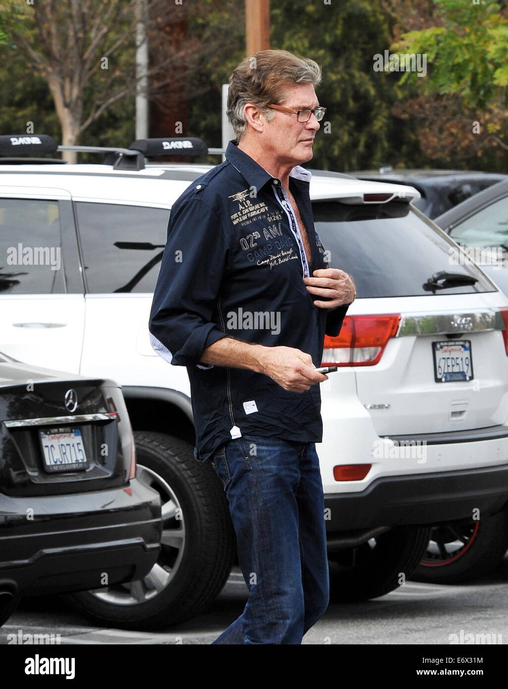 Former 'Baywatch' star David Hasselhoff shows off a toned physique at ...