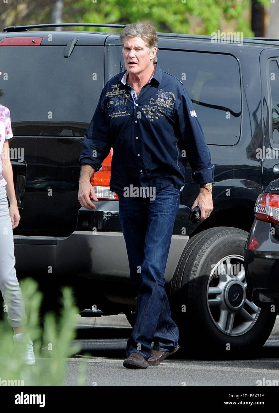 Former 'Baywatch' star David Hasselhoff shows off a toned physique at ...