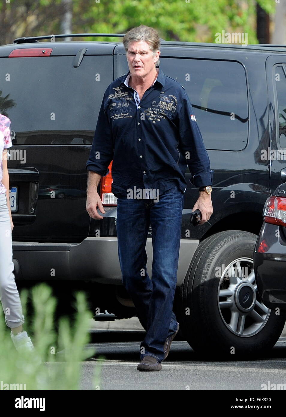 Former 'Baywatch' star David Hasselhoff shows off a toned physique at ...
