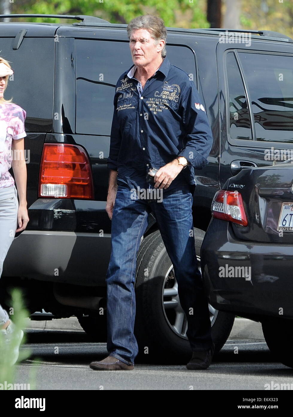Former 'Baywatch' star David Hasselhoff shows off a toned physique at ...