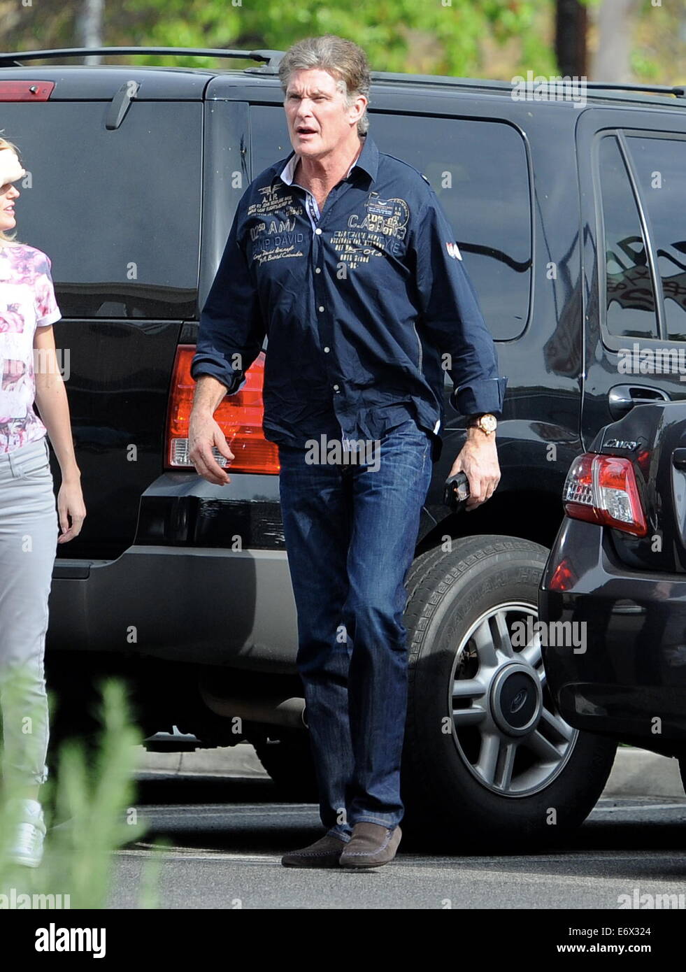 Former 'Baywatch' star David Hasselhoff shows off a toned physique at ...