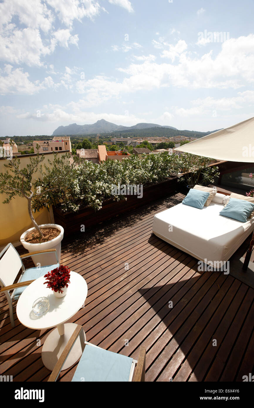 Roof deck of Apartment Safo, Design Hotel Cas Ferrer Nou Hotelet ...