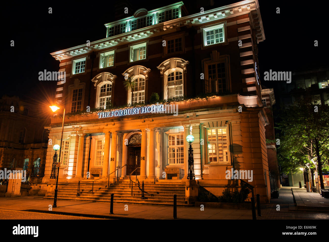 Forbury Hotel, Reading, at night Stock Photo - Alamy