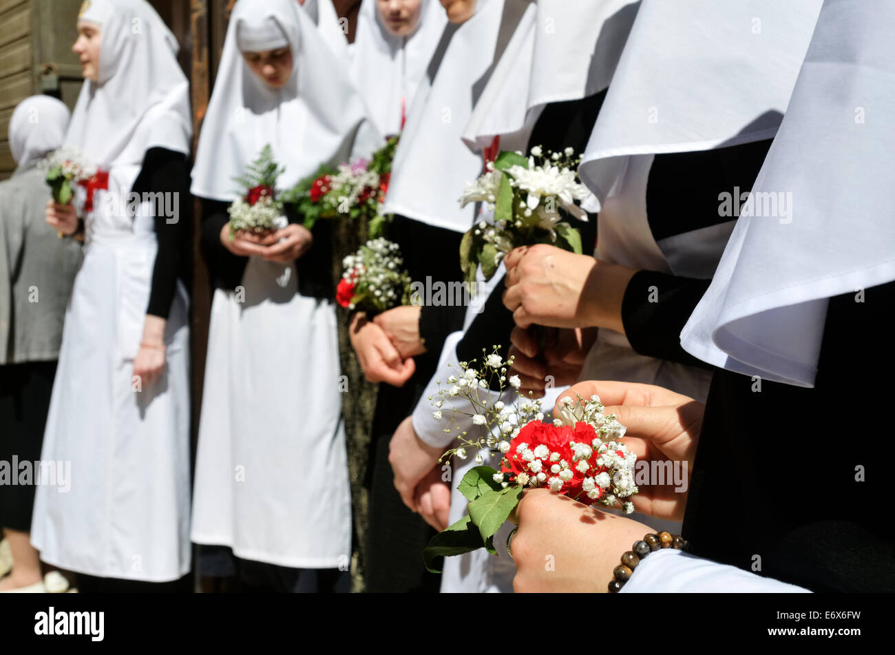 Portrait christian orthodox nun in hi-res stock photography and images ...