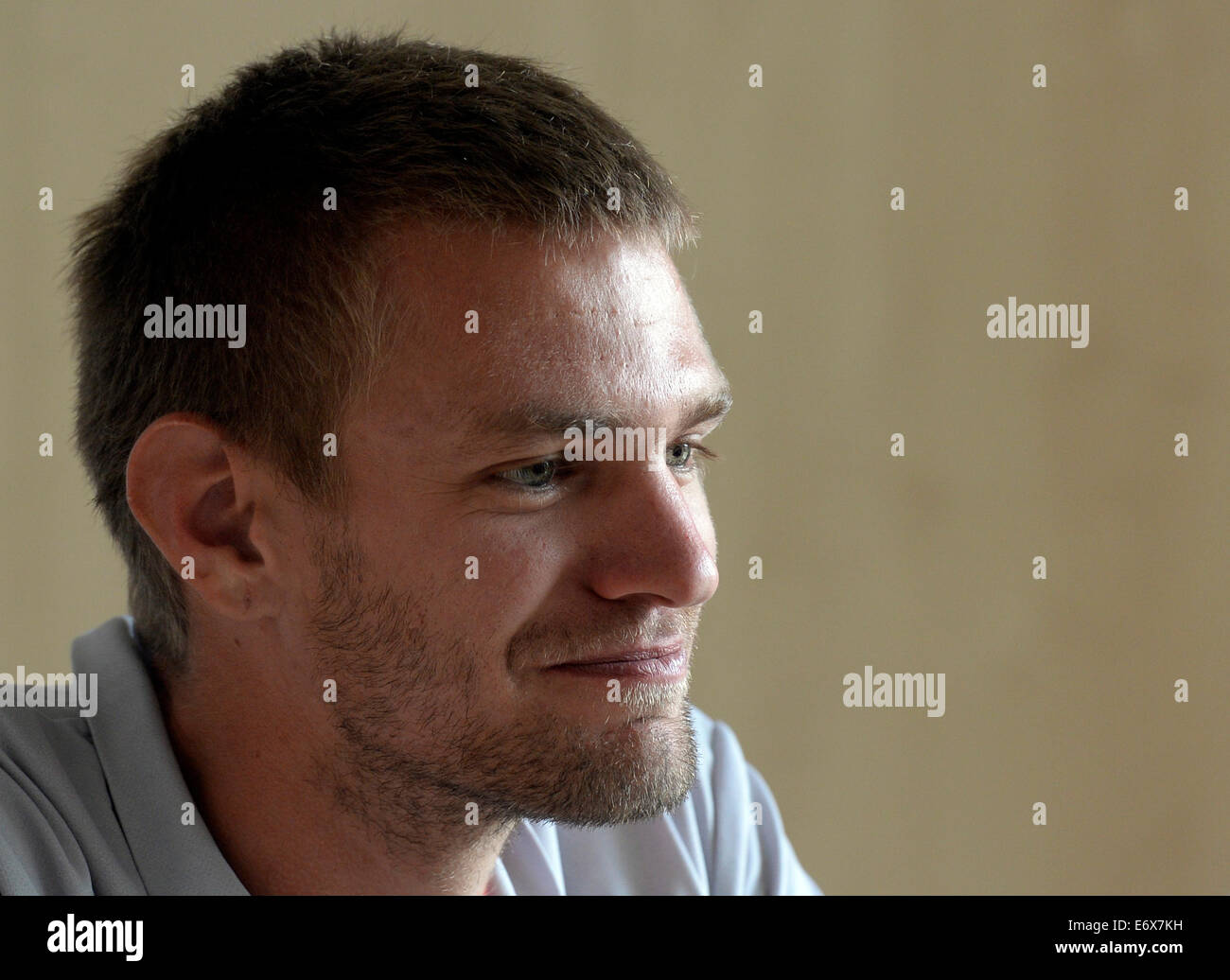 Prague, Czech Republic. 1st Sep, 2014. Ondrej Synek, Czech gold ...