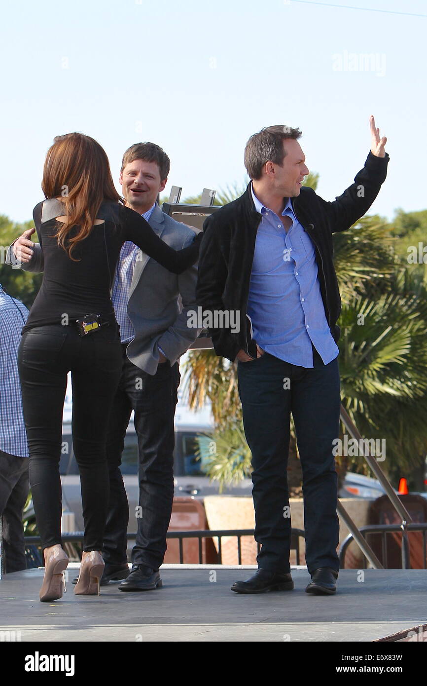 Christian Slater and Steve Zahn seen at Universal Studios where they ...