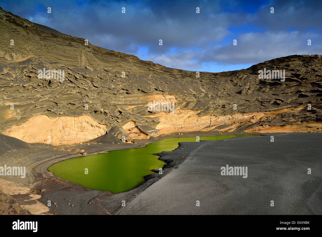 Lanzarote volcanic lagoon hi-res stock photography and images - Alamy