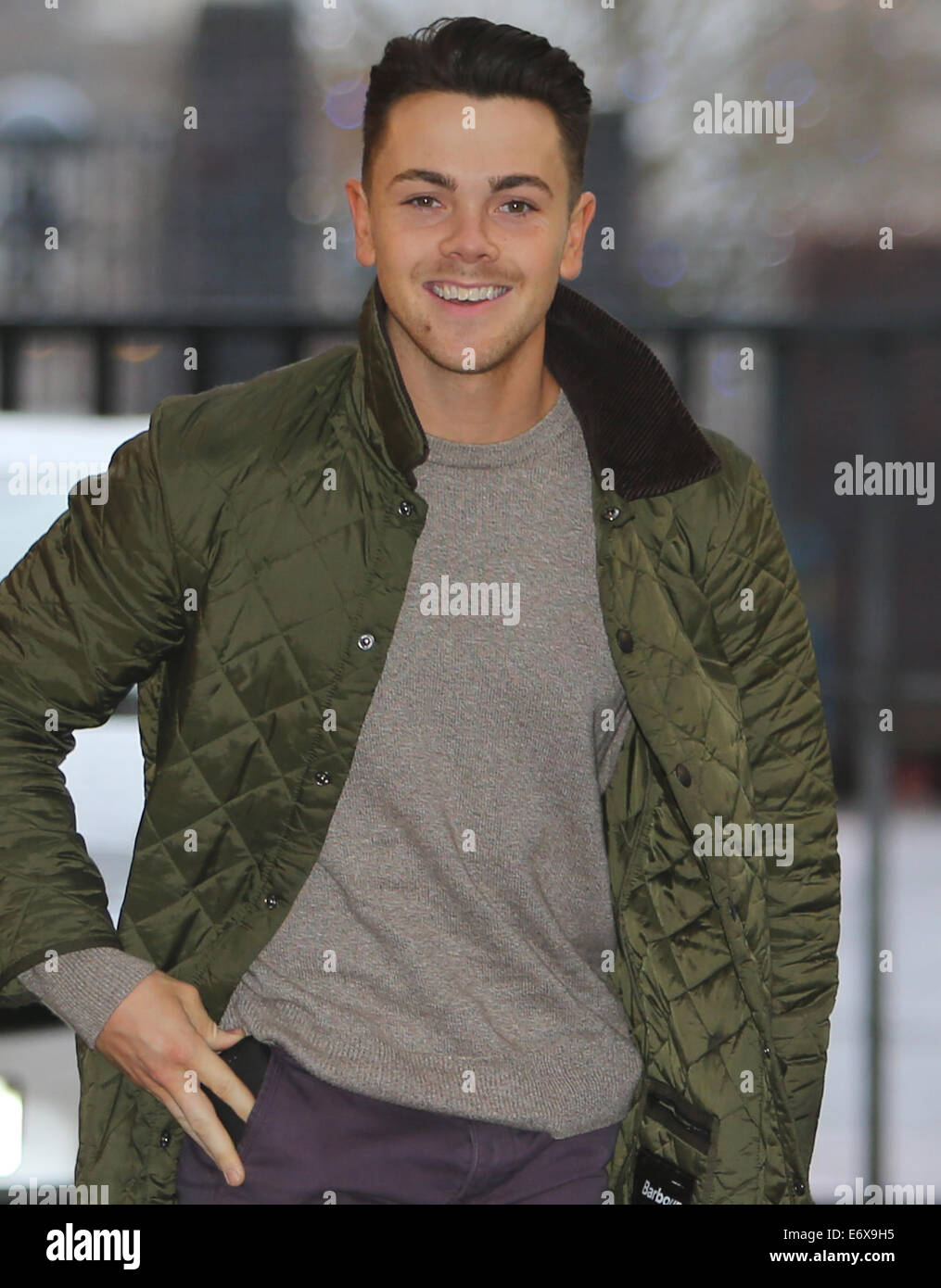 Ray Quinn outside the ITV Studios Featuring: Ray Quinn Where: London ...