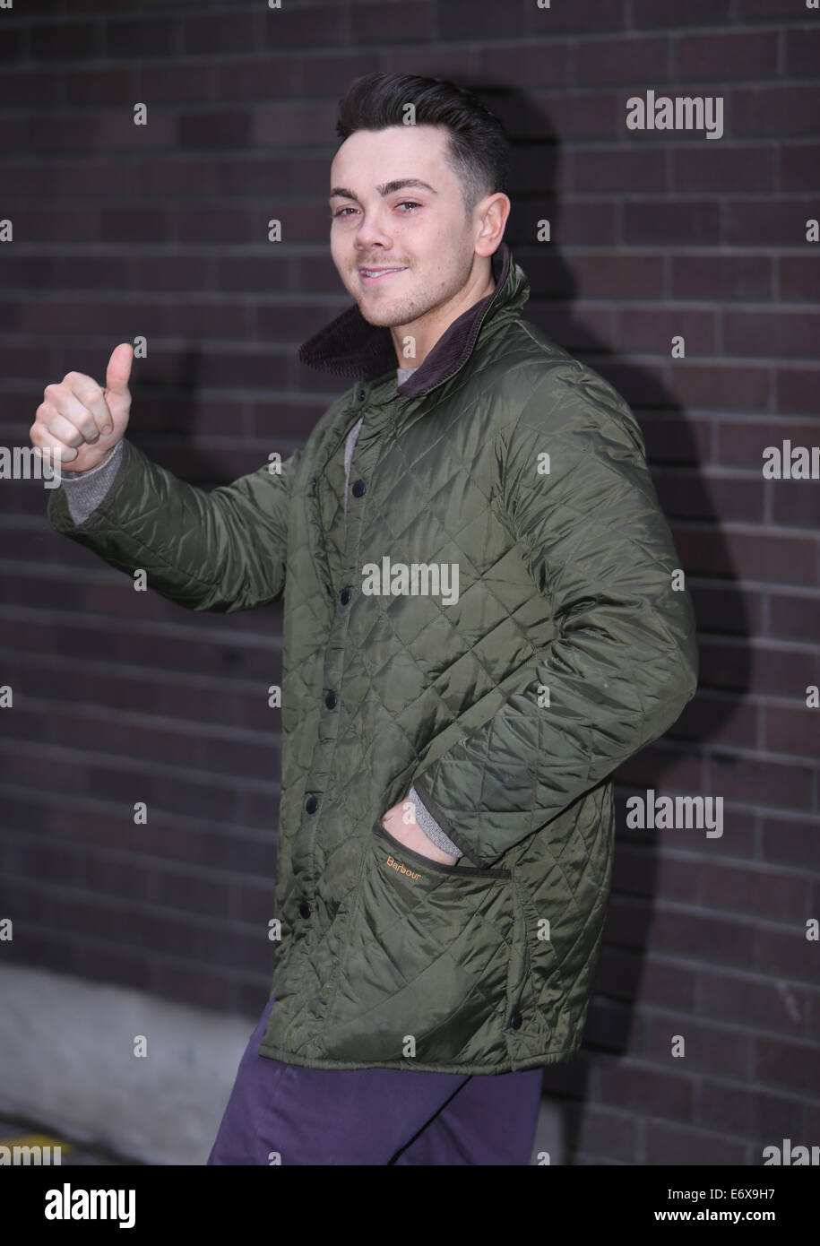 Ray Quinn outside the ITV Studios Featuring: Ray Quinn Where: London ...