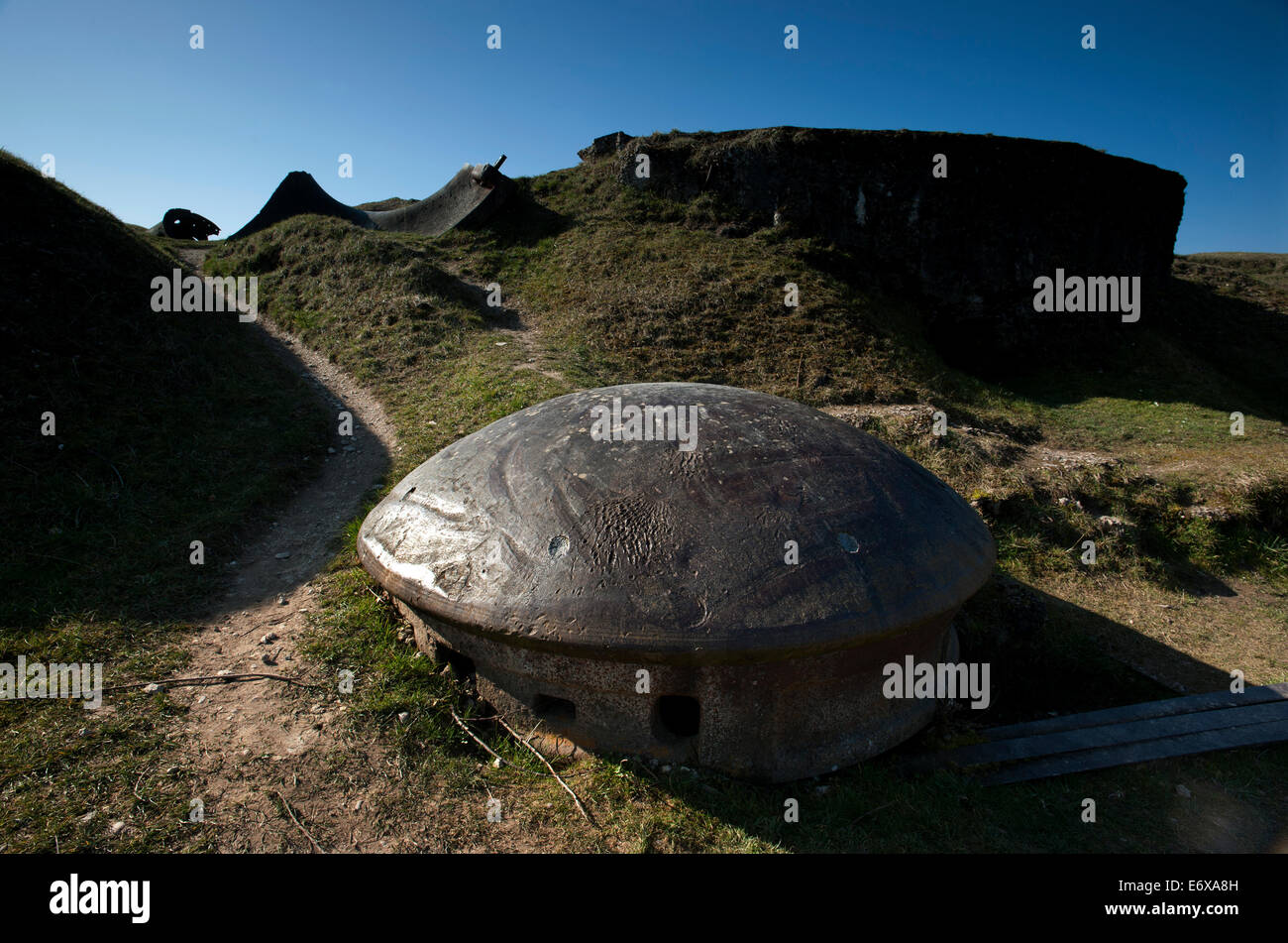 Verdun WW1 Battlefield site, Verdun-sur-Meuse, France. March 2014 Seen ...