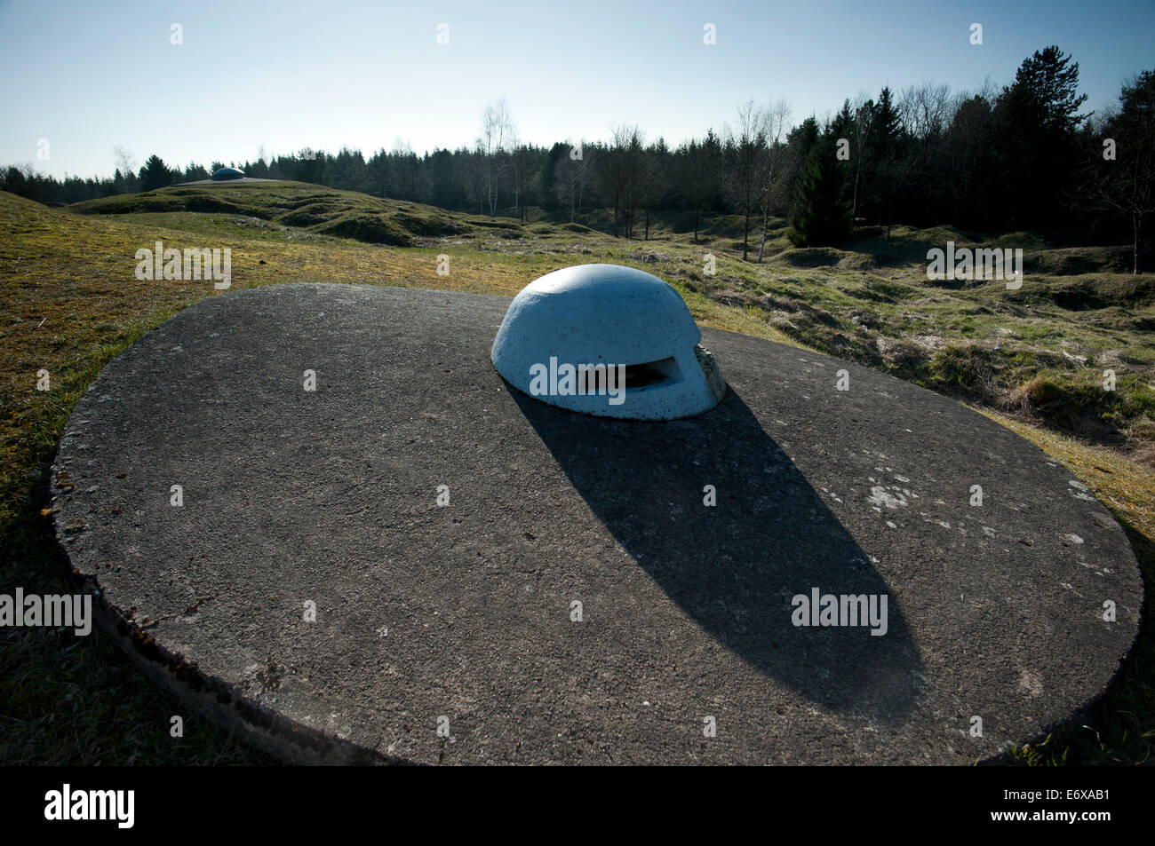 Verdun WW1 Battlefield site, Verdun-sur-Meuse, France. March 2014 Seen ...