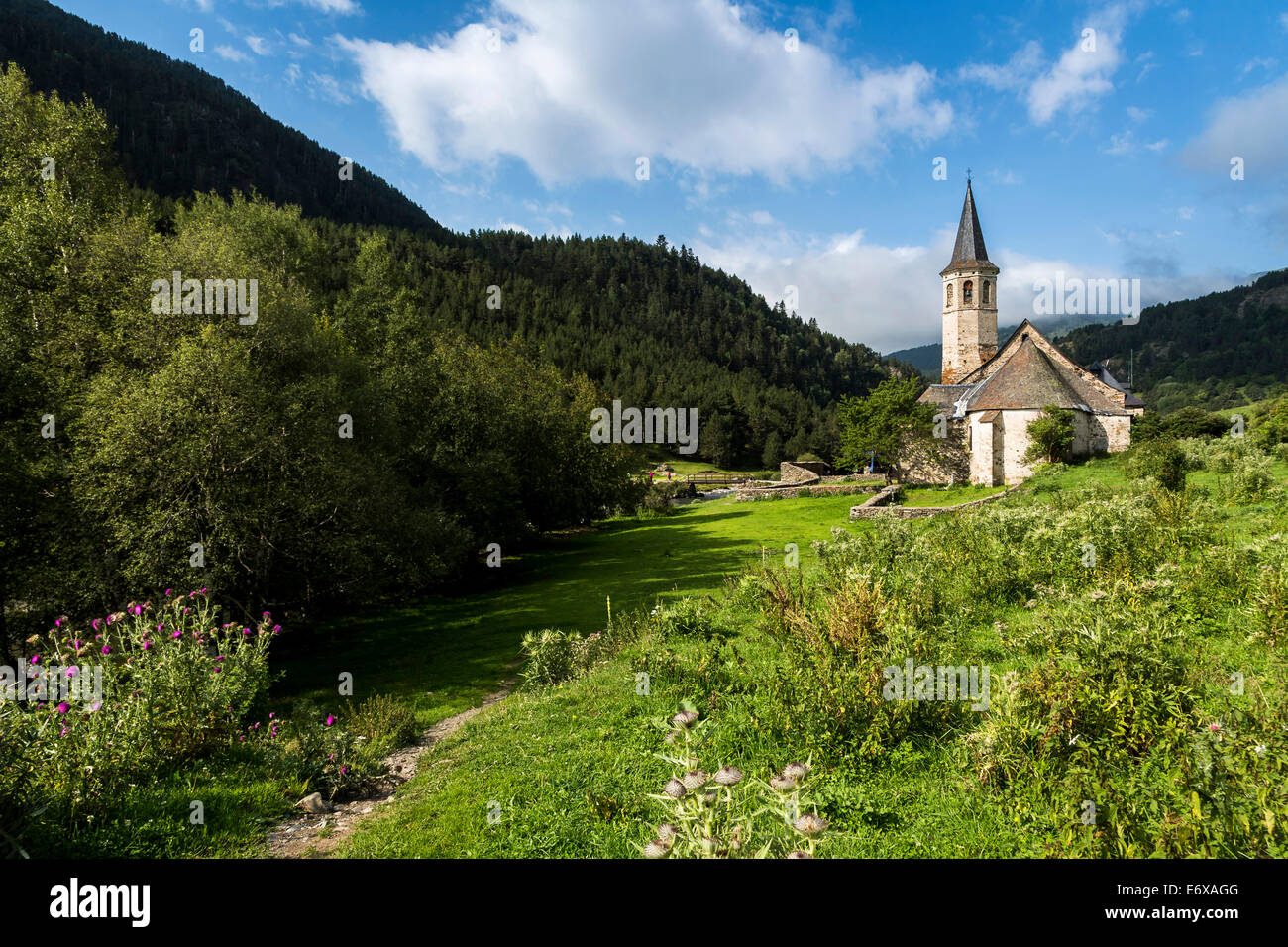 Montgarri Monastery, Val d'Aran, Aran Valley, Pyrenees, Catalonia ...
