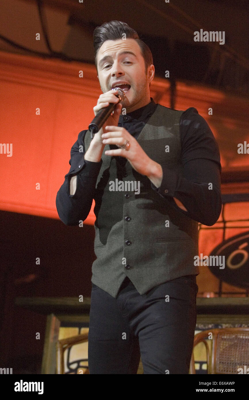 Irish singer-songwriter Shane Filan performs a headlining gig at ...