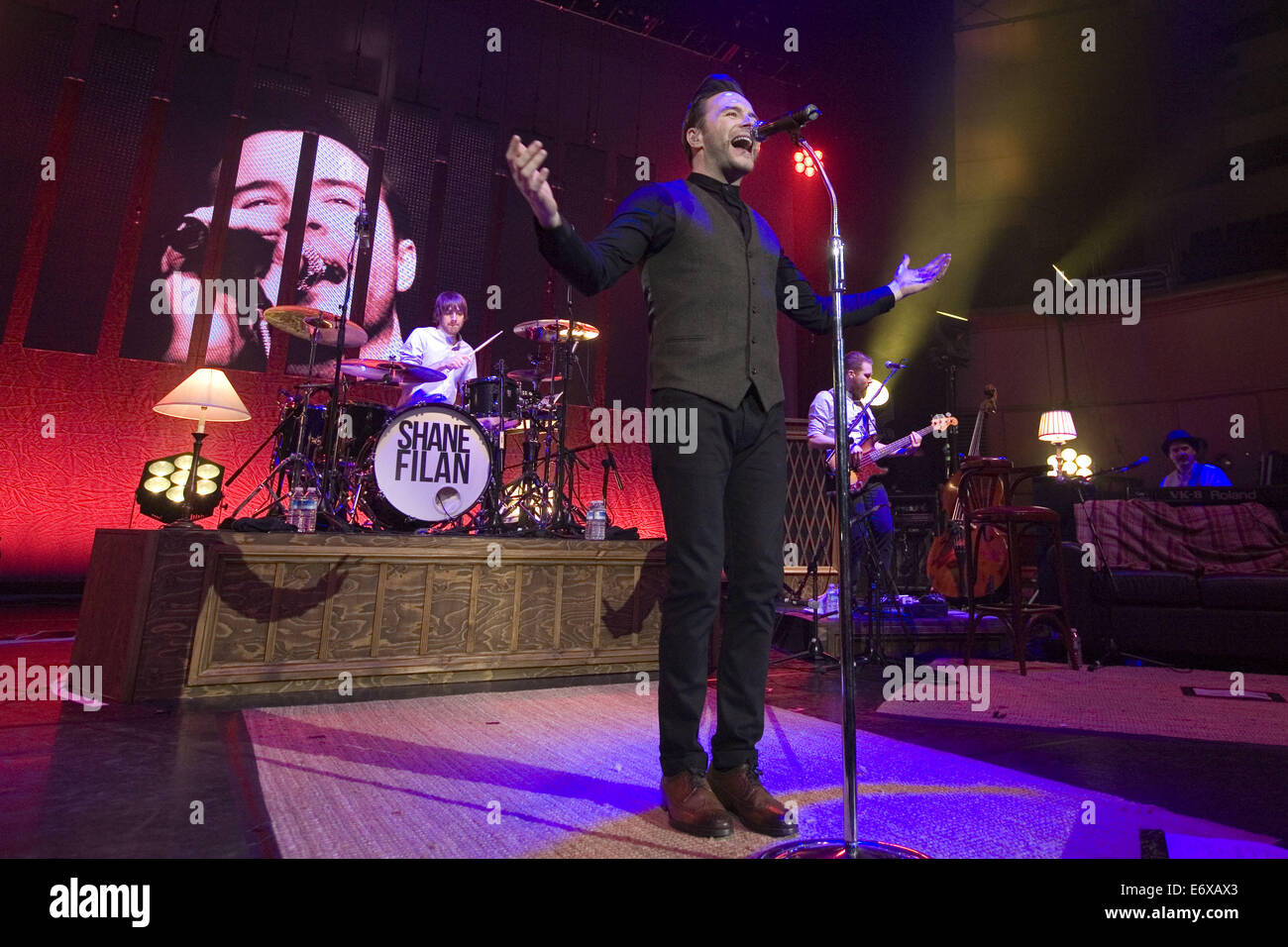 Irish singer-songwriter Shane Filan performs a headlining gig at ...