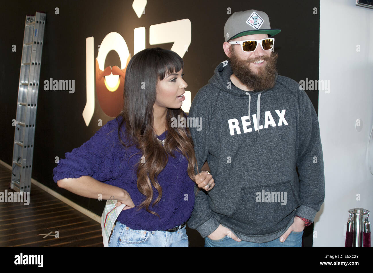 Rapper MC Fitti as a guest at Joiz dein social TV Featuring: MC Fitti ...