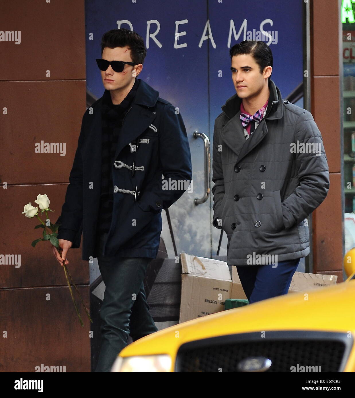 The cast of Glee mourn the passing of a friend while filming an episode of the hit U.S. TV ...