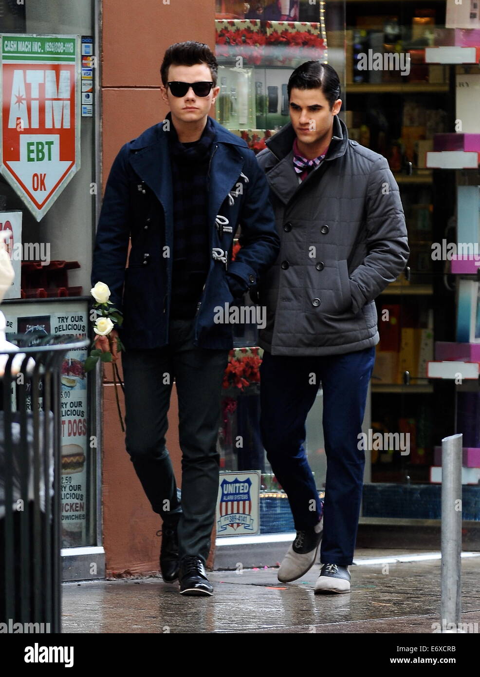 Chris Colfer And Darren Criss Glee