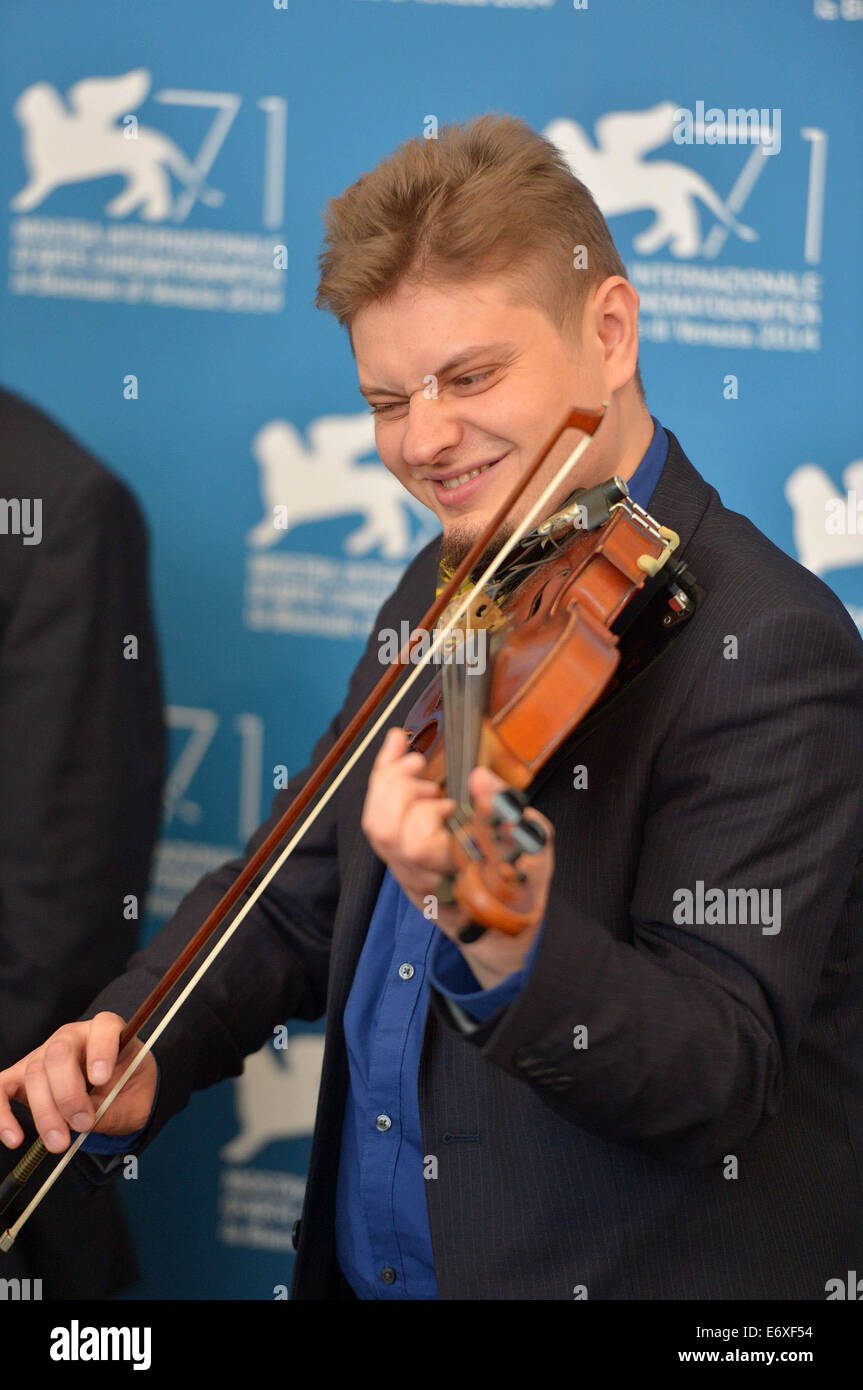 Venice, Italy. 1st Sept, 2014. Composer Alexei Kochetkov poses during ...