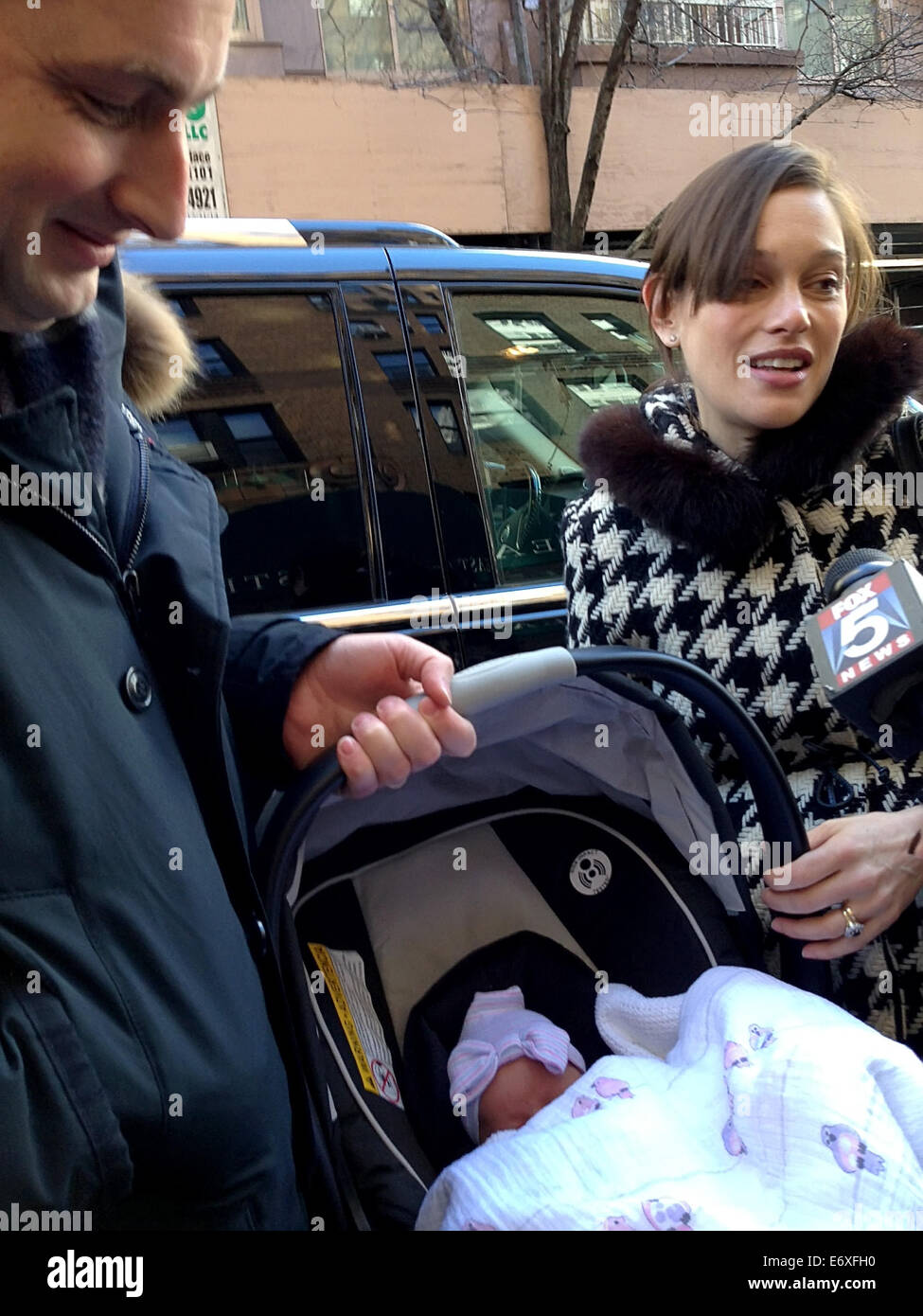 Polly McCourt returns to her Upper East Side apartment with husband ...