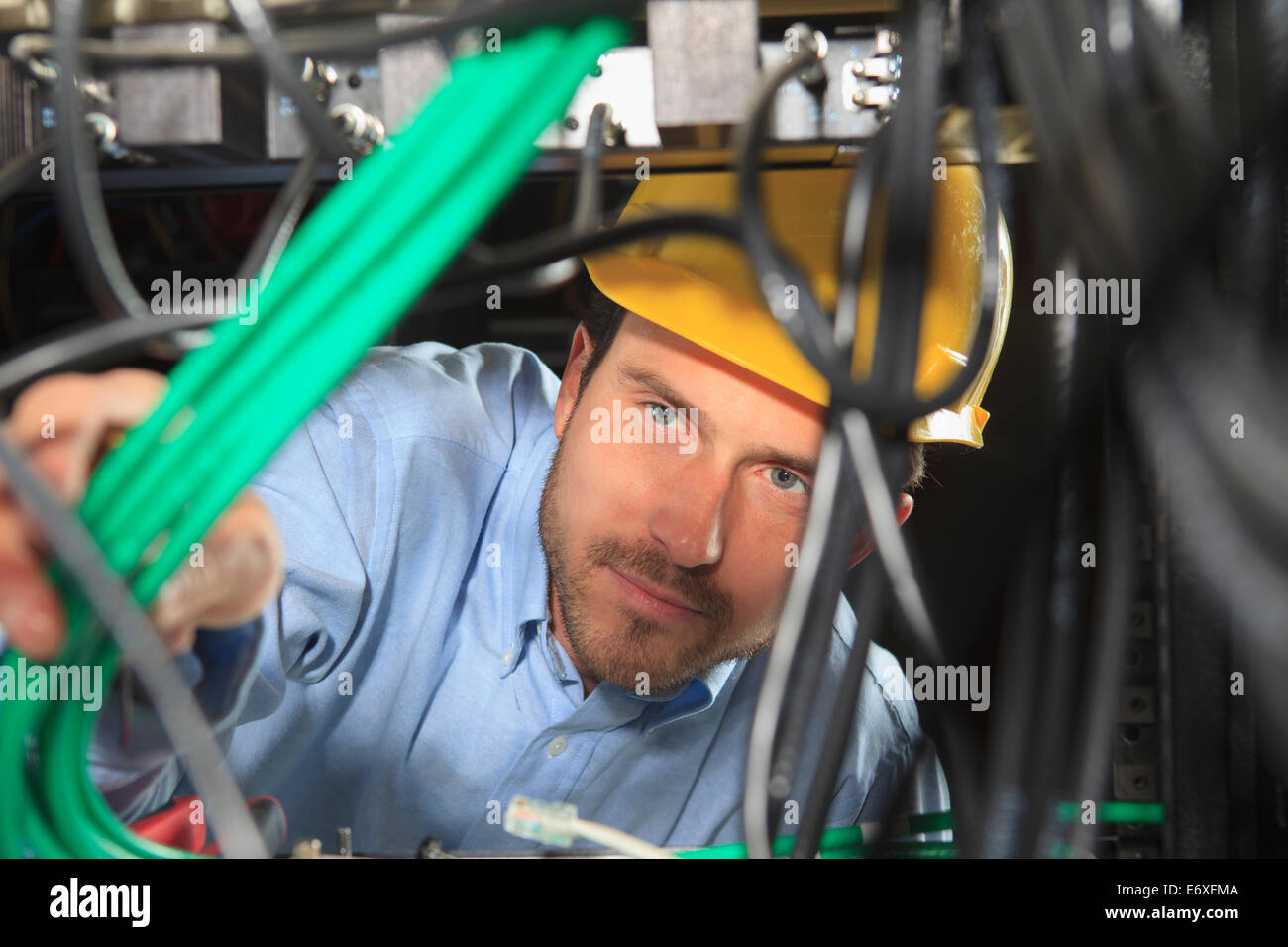 Network cabling hi-res stock photography and images - Alamy