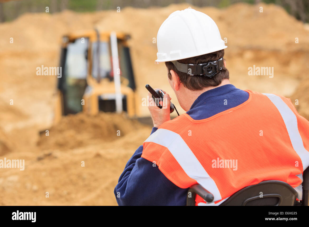 Construction site radio hi-res stock photography and images - Alamy