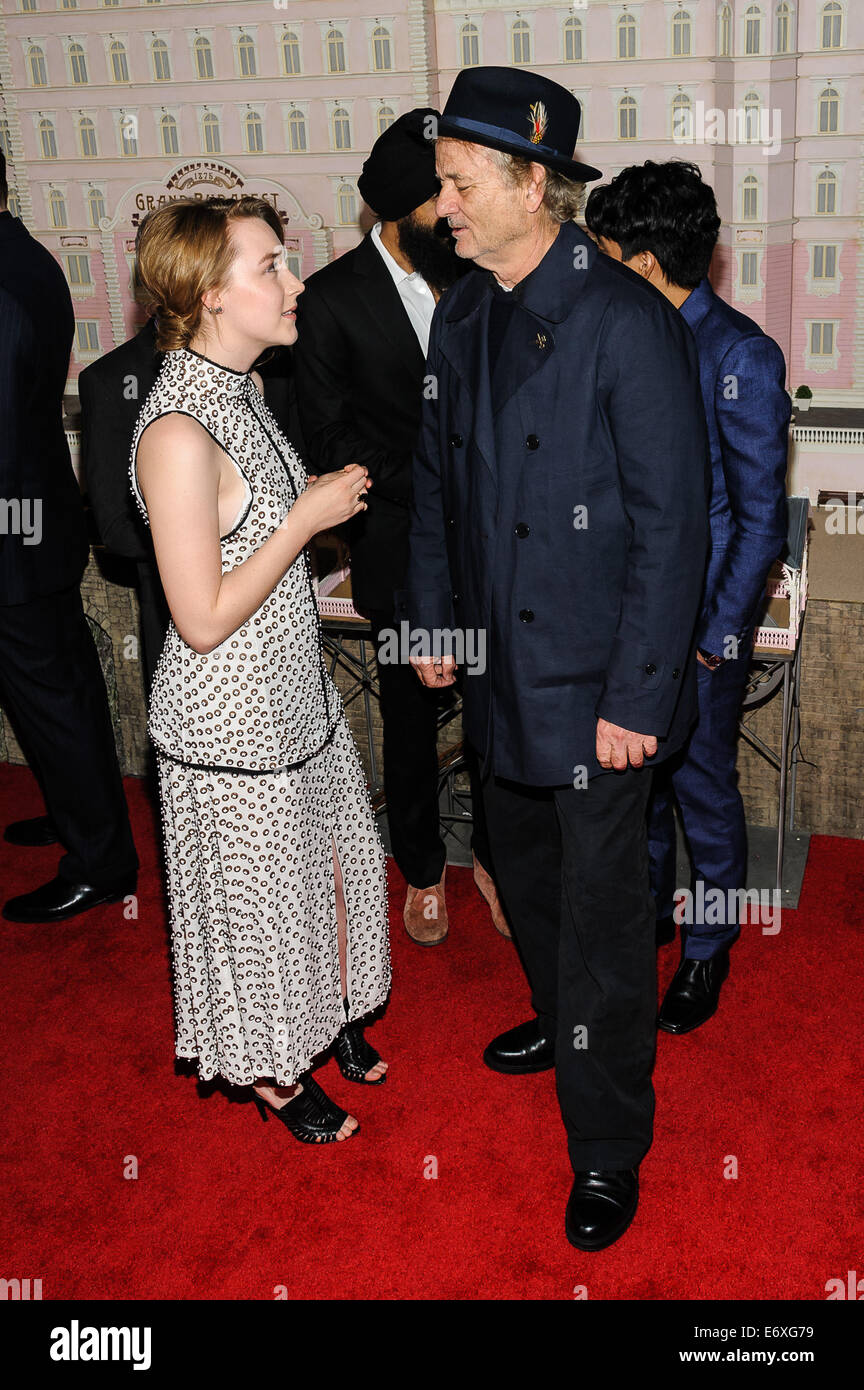 The Grand Budapest Hotel New York Premiere at Alice Tully Hall in NYC ...