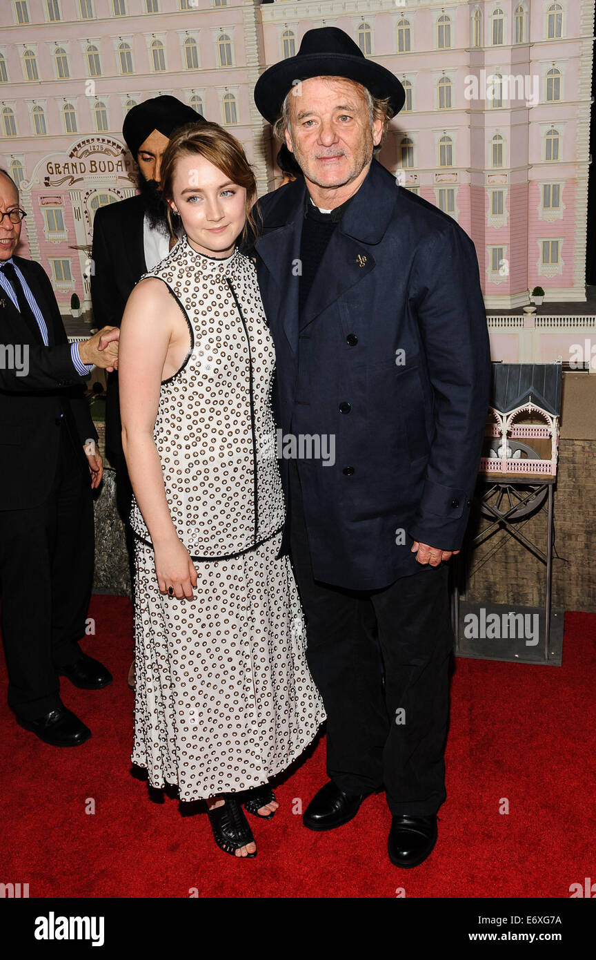 The Grand Budapest Hotel New York Premiere at Alice Tully Hall in NYC ...