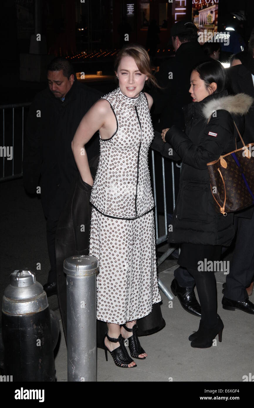 New York premiere of The Grand Budapest Hotel at the Alice Tully Hall ...