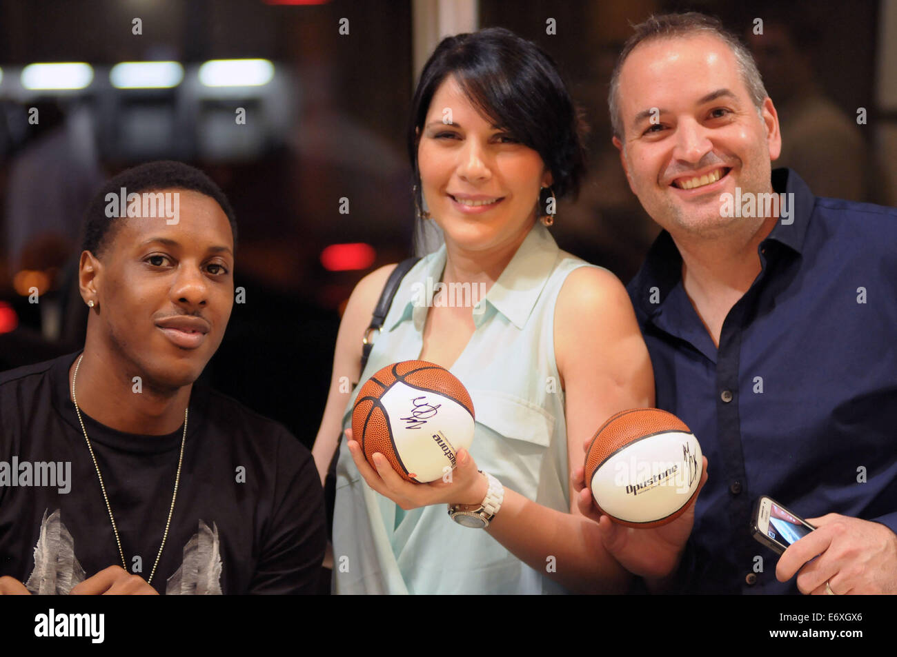 Miami HEAT basketball player Mario Chalmers attends Best of Miami event at Opustone Natural ...