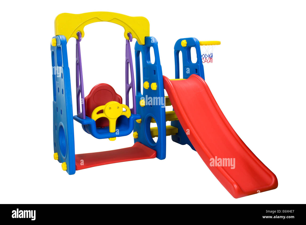 swing and slider playground Stock Photo - Alamy