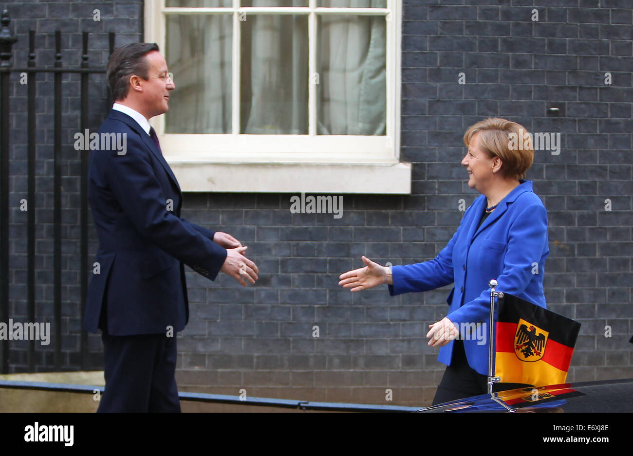 German Chancellor Angela Merkel meets Prime Minister David Cameron at ...