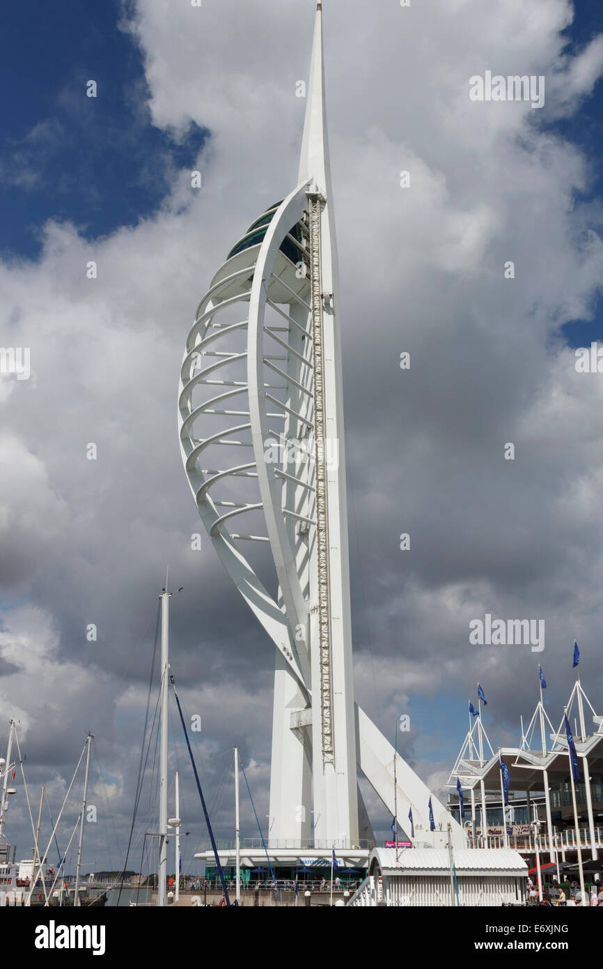 Spinnaker Tower is a 170-metre landmark tower in Portsmouth, England ...