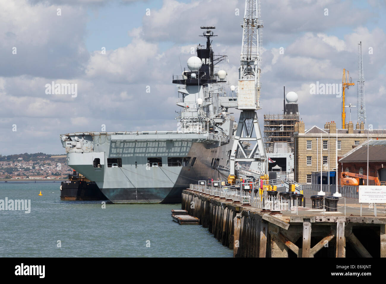 HMS Illustrious R06 Invincible-class light aircraft carrier royal navy ...