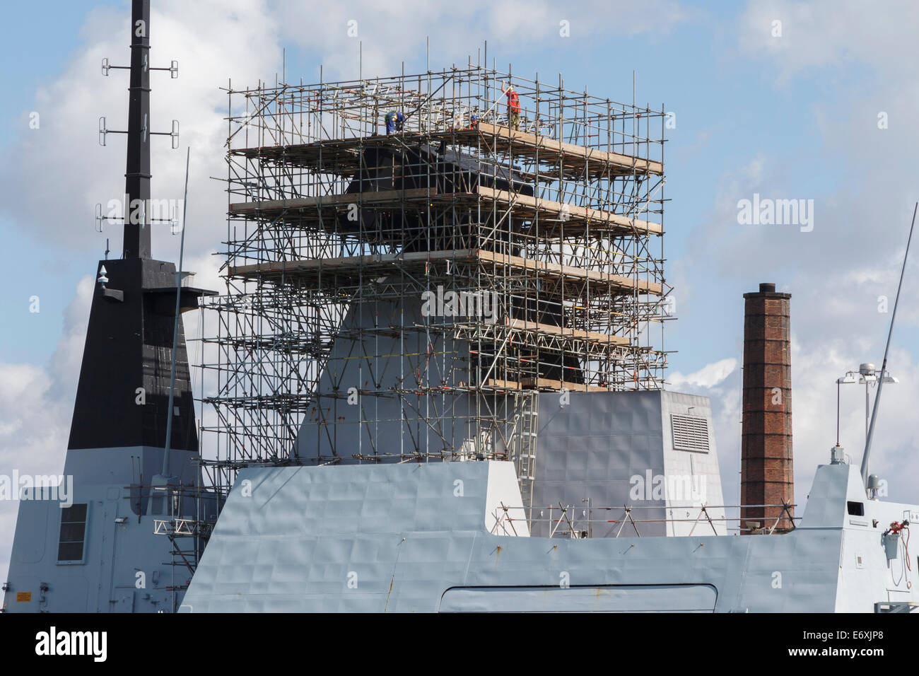 HMS Diamond D34 Type 45 Daring-class air defence portsmouth docks uk gb ...