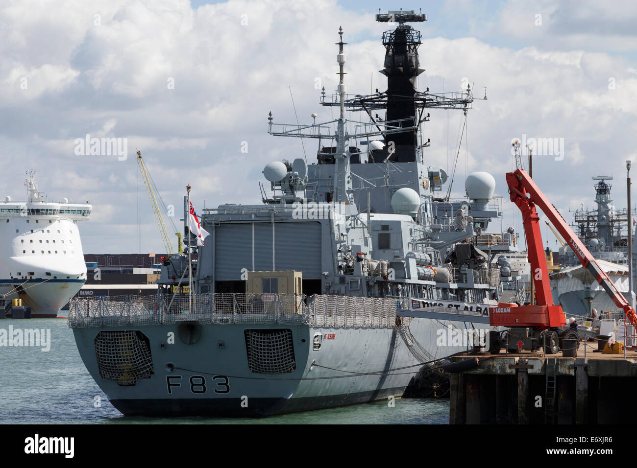 HMS St Albans F83 is a Type 23 frigate Royal Navy portsmouth uk gb ...