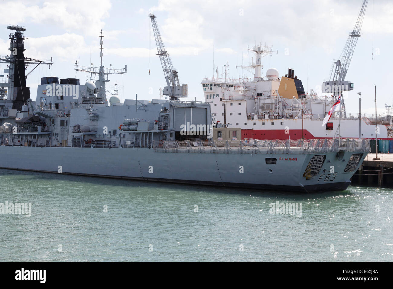 HMS St Albans F83 is a Type 23 frigate Royal Navy portsmouth uk gb ...