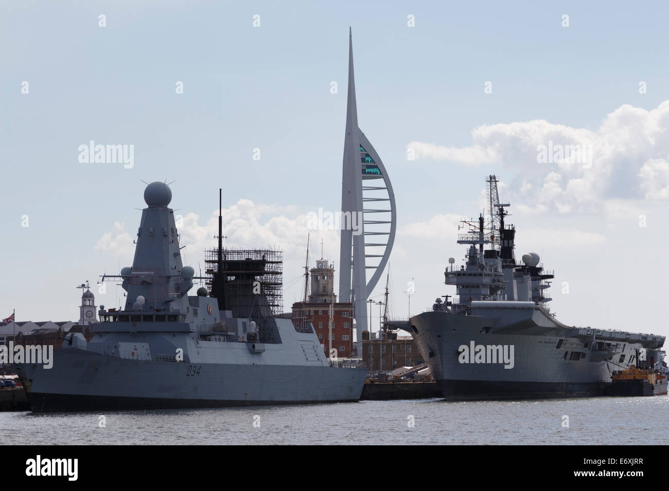 HMS Diamond Type 45 Daring-class air defence destroyers portsmouth ...