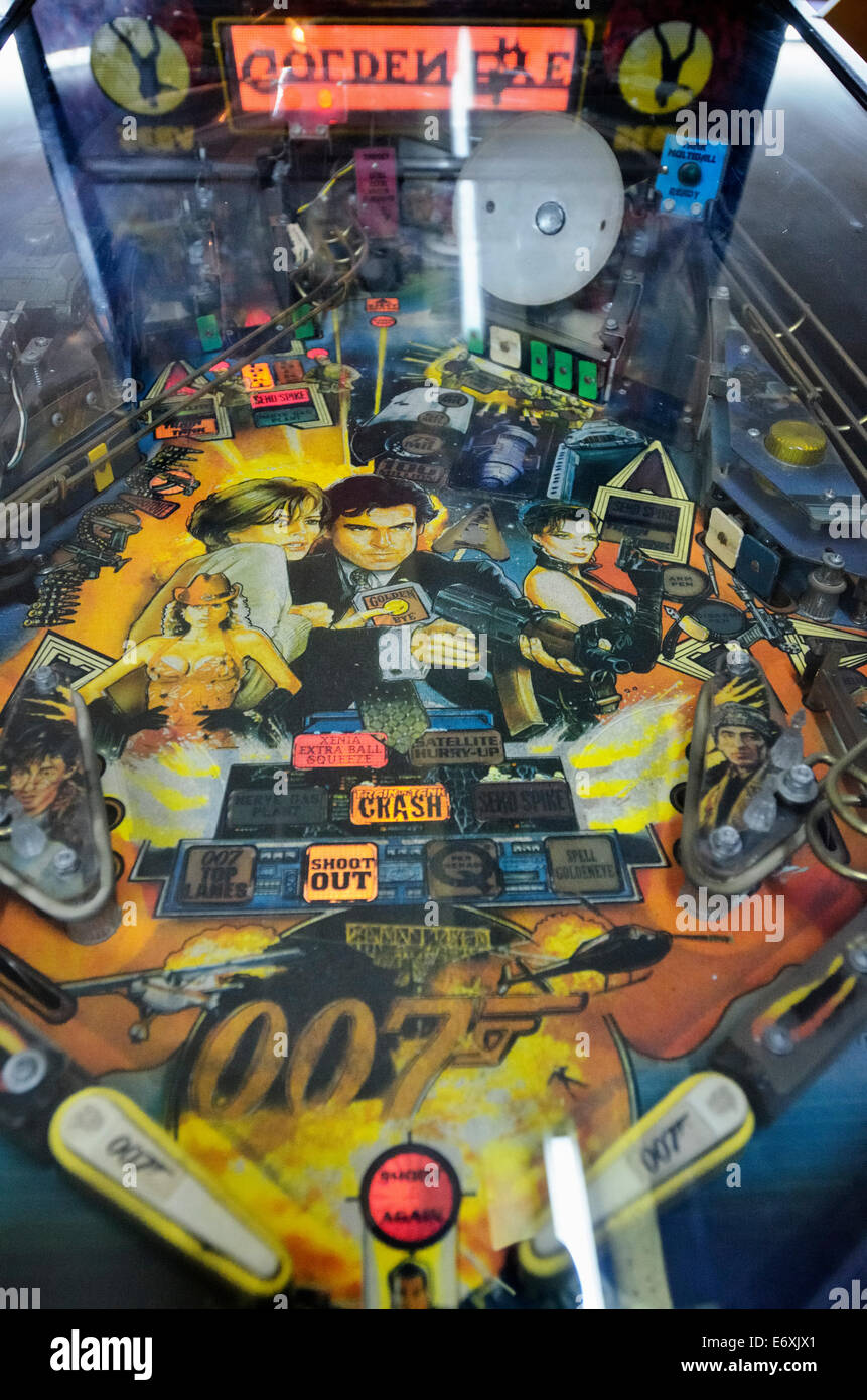 Pinball machine GoldenEye in Arab neighborhood in Jerusalem, Israel ...