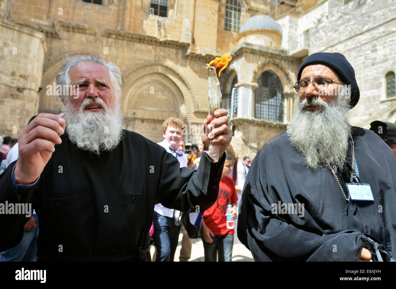 Christian priest israel hi-res stock photography and images - Alamy