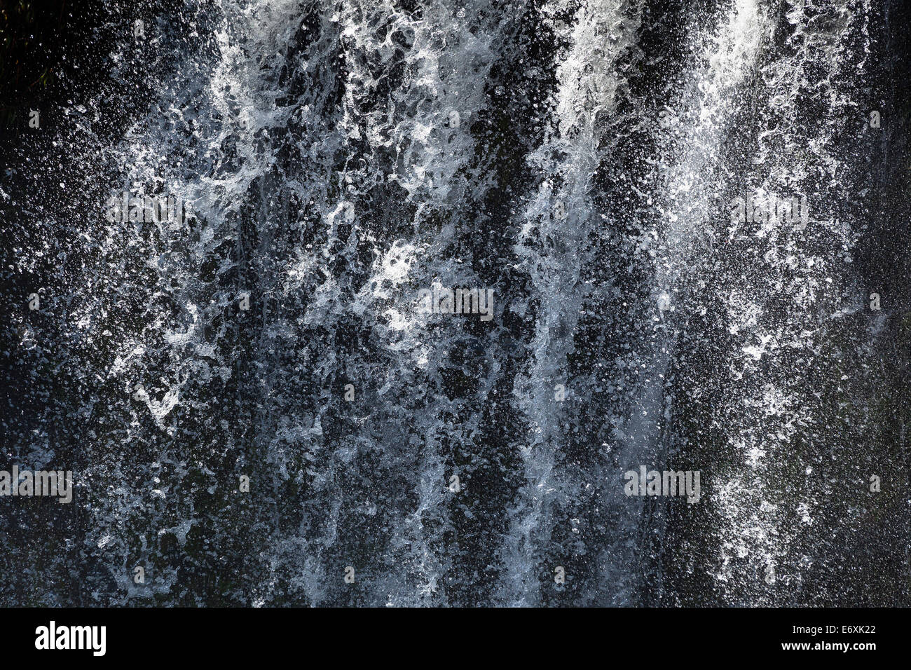 Lily waterfall near the village of Ampefy, Madagascar, Africa Stock ...