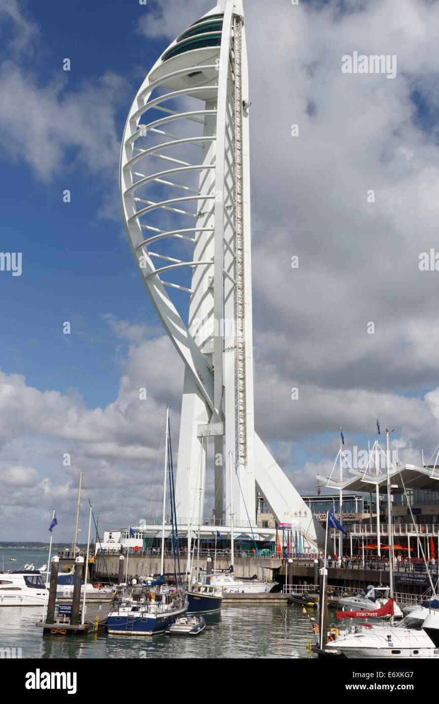 Spinnaker Tower is a 170-metre landmark tower in Portsmouth, England ...