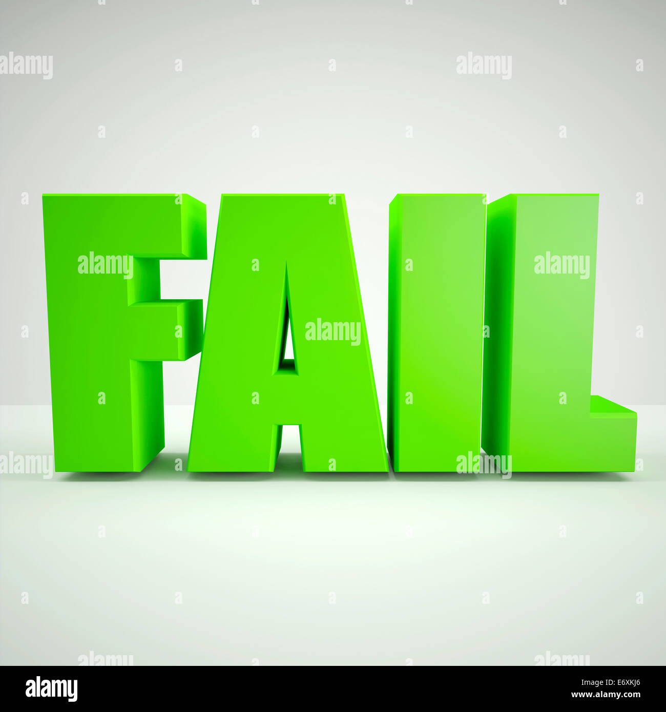 Green fail sign Stock Photo - Alamy