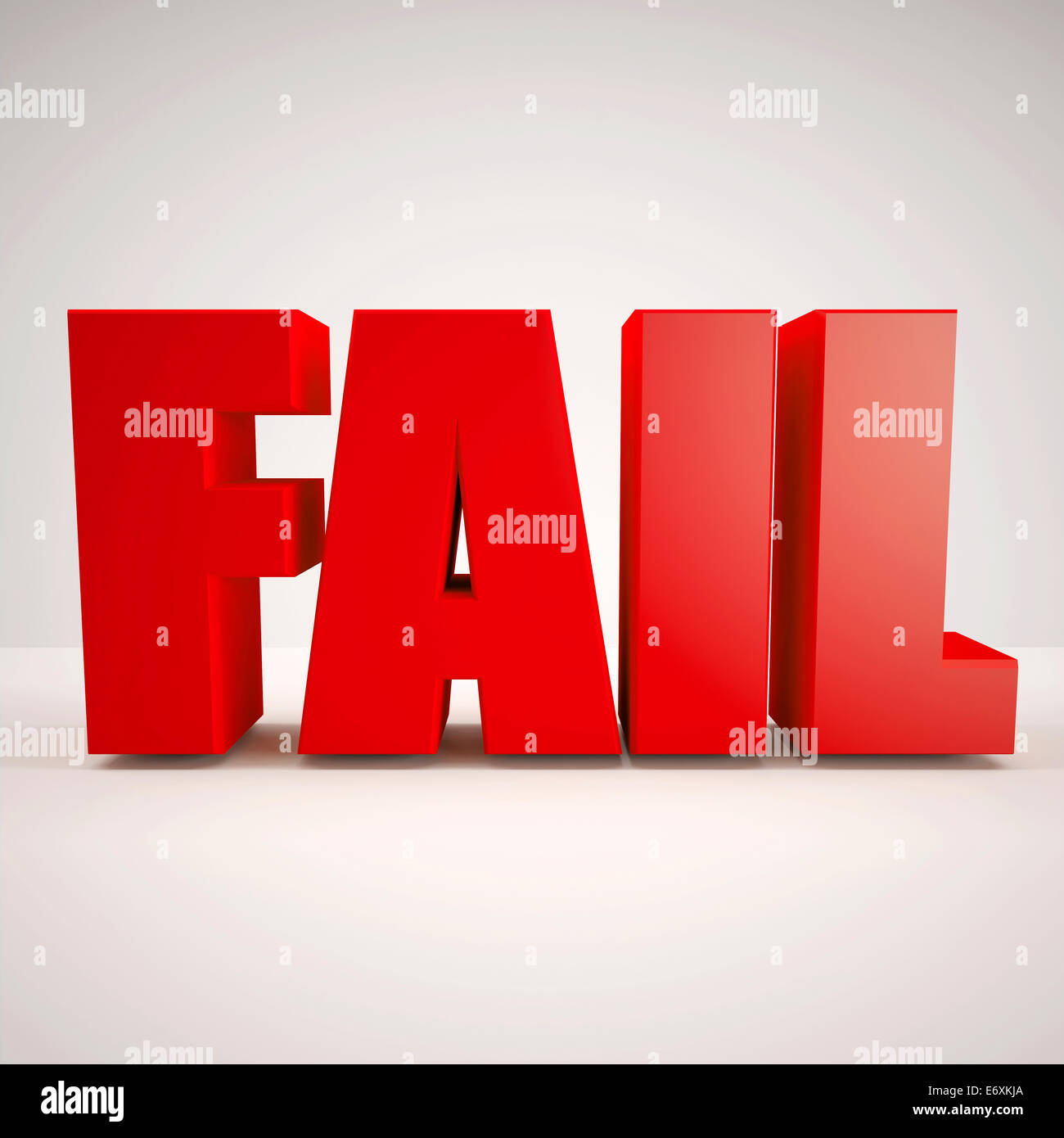 Red fail sign Stock Photo - Alamy