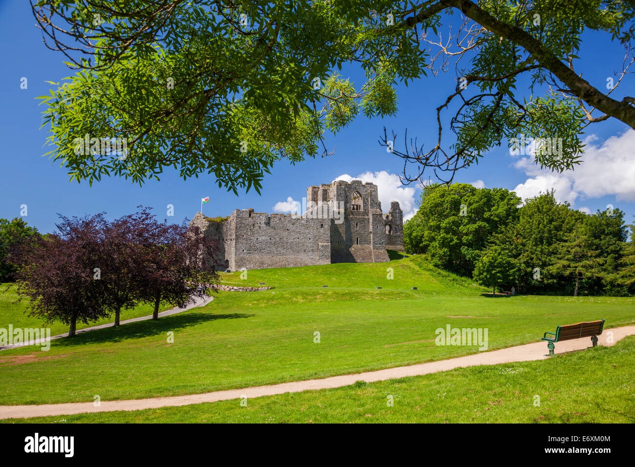 Oystermouth Castle, Mumbles, Swansea, Gower, Wales, UK Stock Photo - Alamy