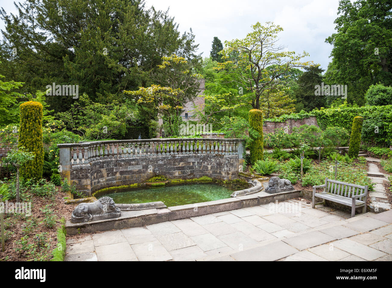 Tatton Hall Tatton Park gardens Tatton Cheshire England UK Stock Photo ...